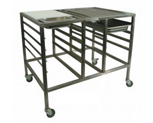 Mobile Rotisserie Table | Catering Equipment | Trolleys | Stainless ...